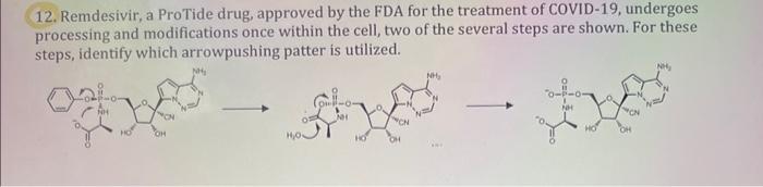 12. Remdesivir, a ProTide drug, approved by the FDA | Chegg.com