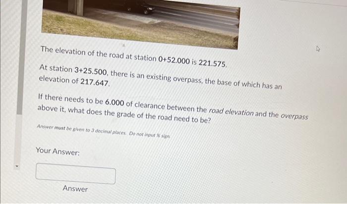 Solved You are working on a road reconstruction project | Chegg.com