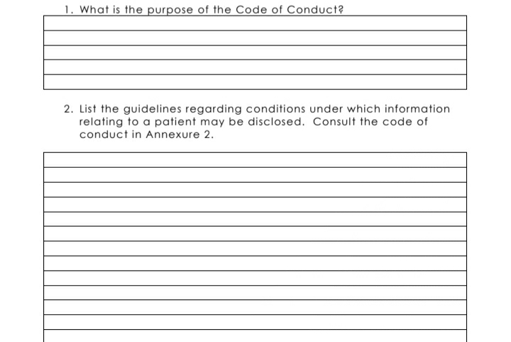 Solved What is the purpose of the Code of | Chegg.com