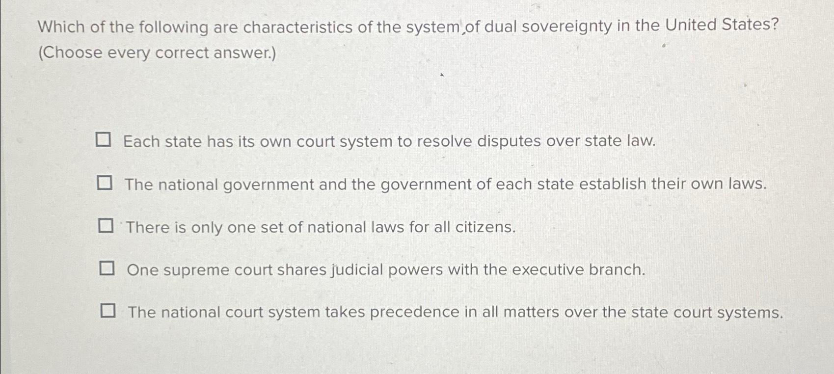 Solved Which of the following are characteristics of the | Chegg.com