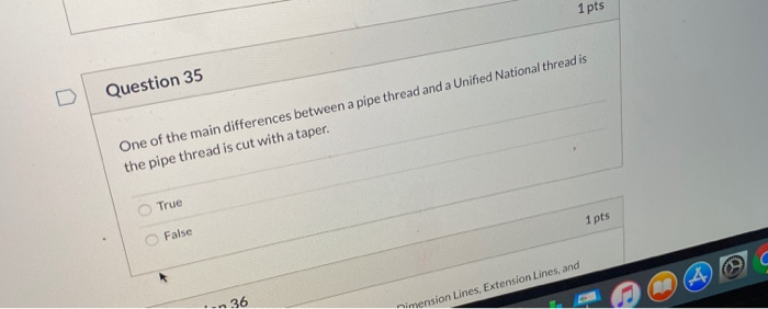 Solved 1 pts Question 35 One of the main differences between | Chegg.com