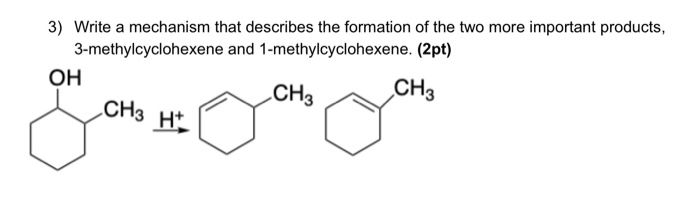 Solved 3) Write a mechanism that describes the formation of | Chegg.com