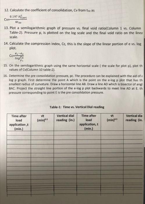 Solved The calculation procedure for the test can be | Chegg.com
