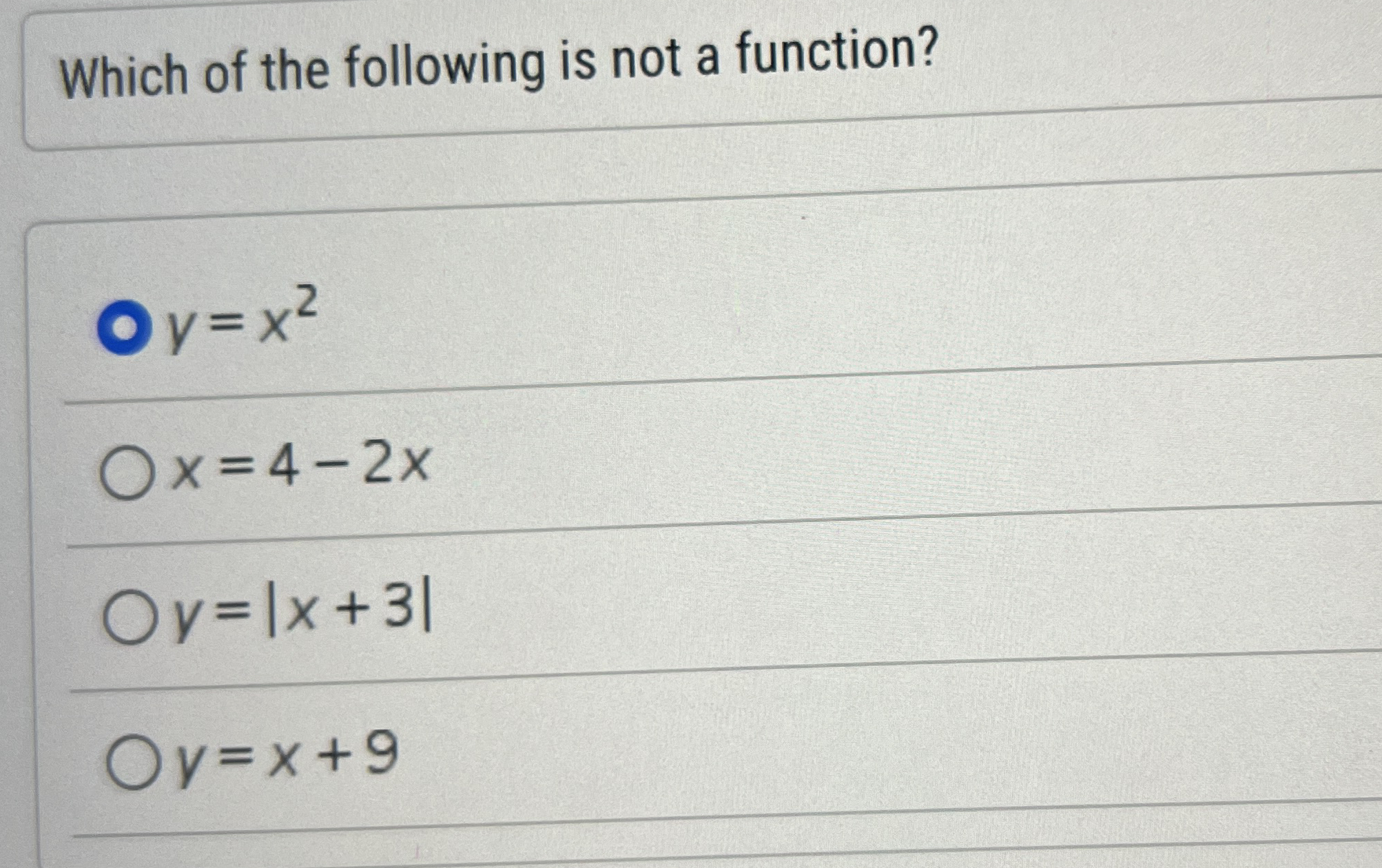 Which of the following is not a | Chegg.com