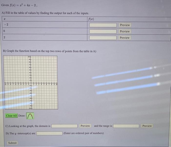Solved Take a look at the graphs below. What are the domain | Chegg.com