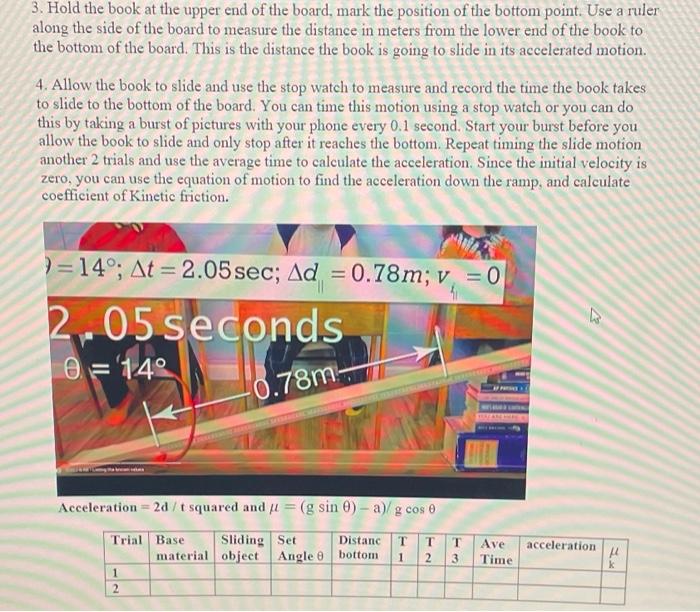 Solved the base material= woodsliding object= bookangle | Chegg.com