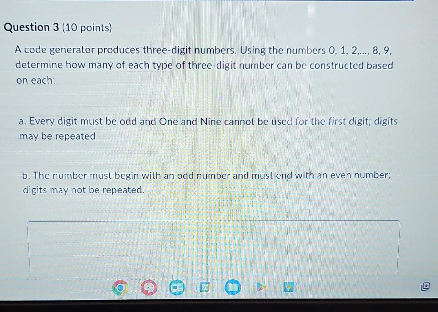 Solved Question 3 (10 points) A code generator produces | Chegg.com