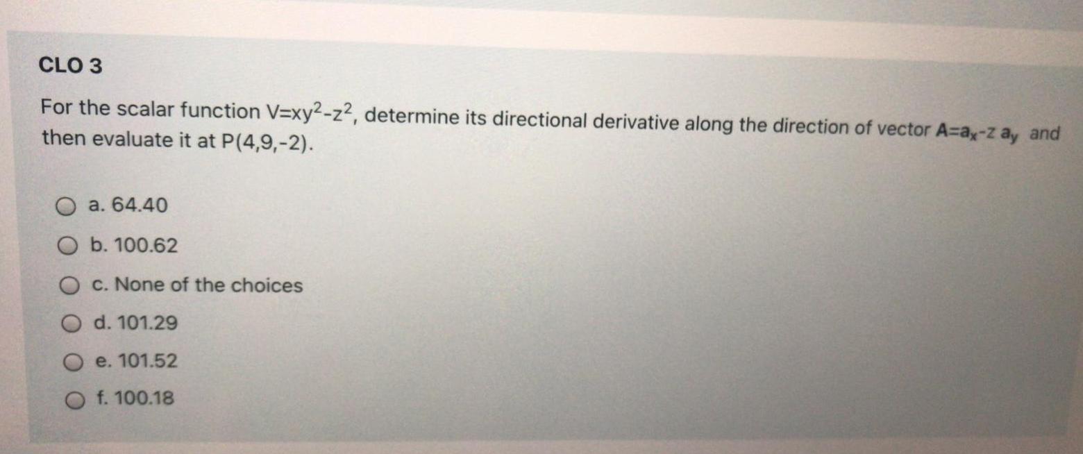 Solved CL03 For the scalar function V=xy2-z2, determine its | Chegg.com