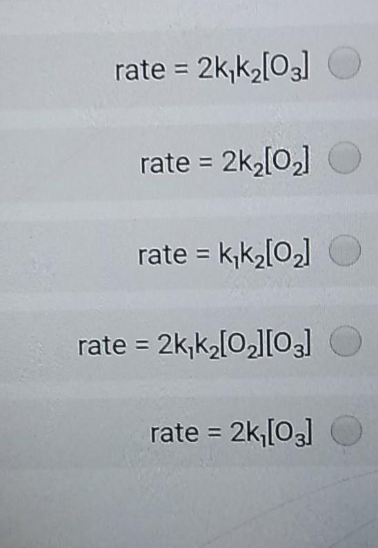 Solved For the proposed mechanism of conversion of ozone | Chegg.com