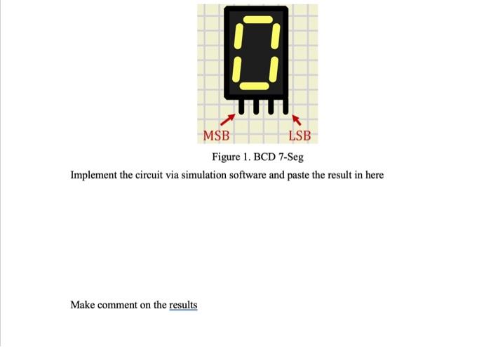 Solved 1. Design the circuit that can detect BCD number: The | Chegg.com