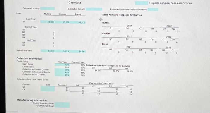 Solved could you show the formulas as well please | Chegg.com