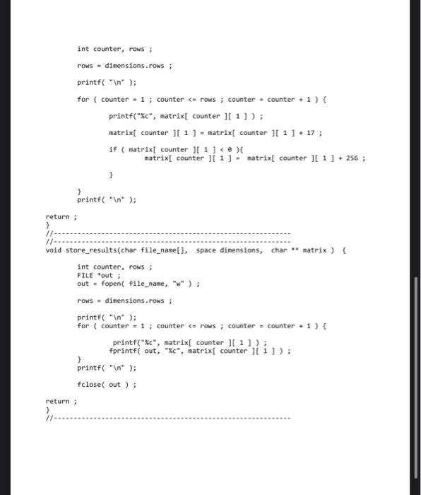 Solved can someone please format this from C to C++ must | Chegg.com