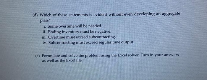 Solved 1. Gang Aft Agley, a manufacturing company, faces the | Chegg.com