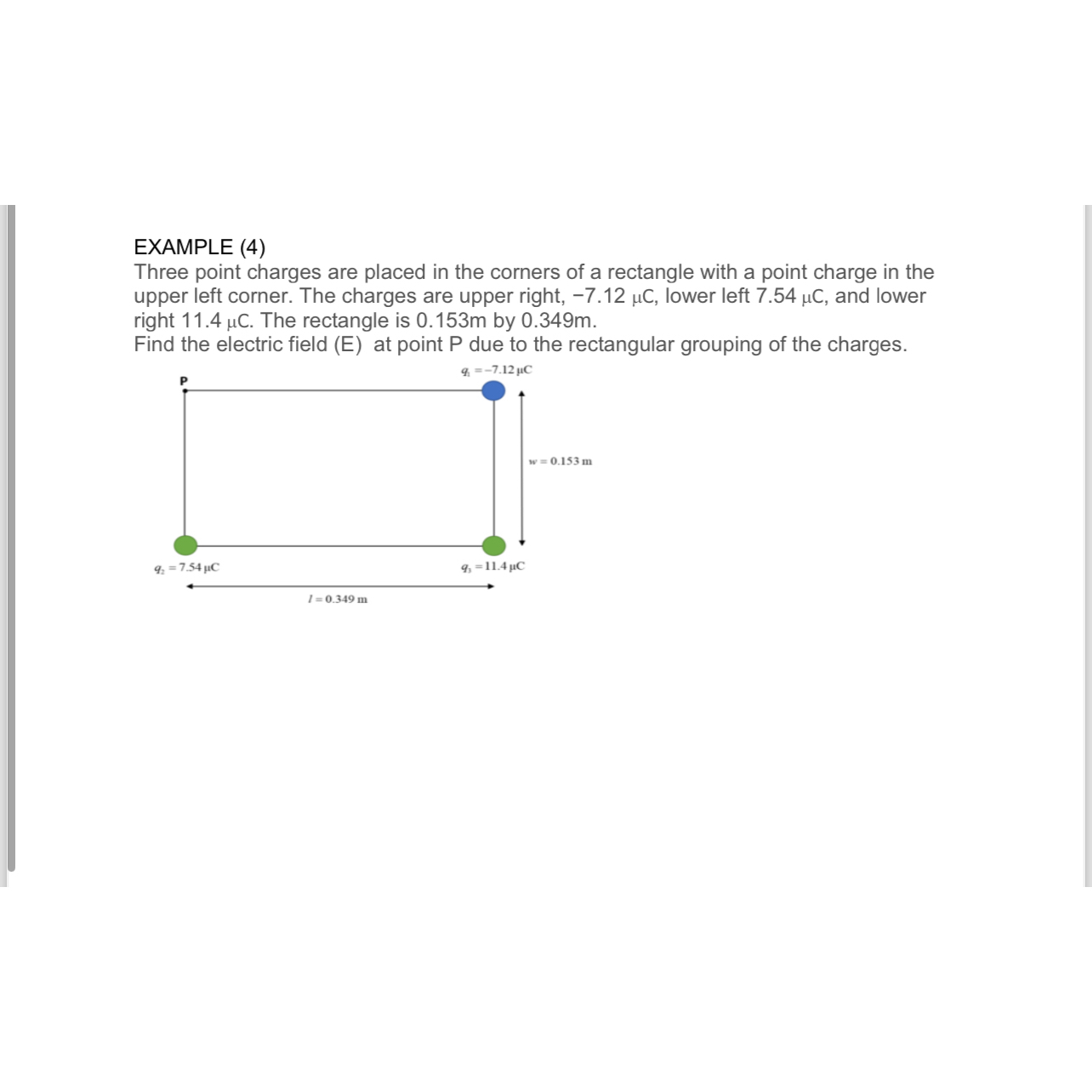 Solved EXAMPLE (4)Three point charges are placed in the | Chegg.com