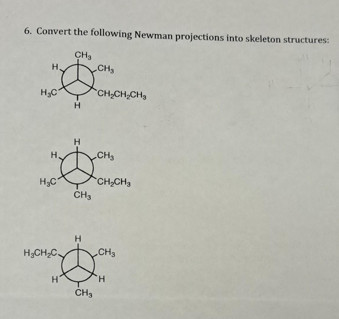 Solved 5. Convert the following compound into a Newman | Chegg.com Solved 5. Convert the following compound into a Newman | Chegg.com
