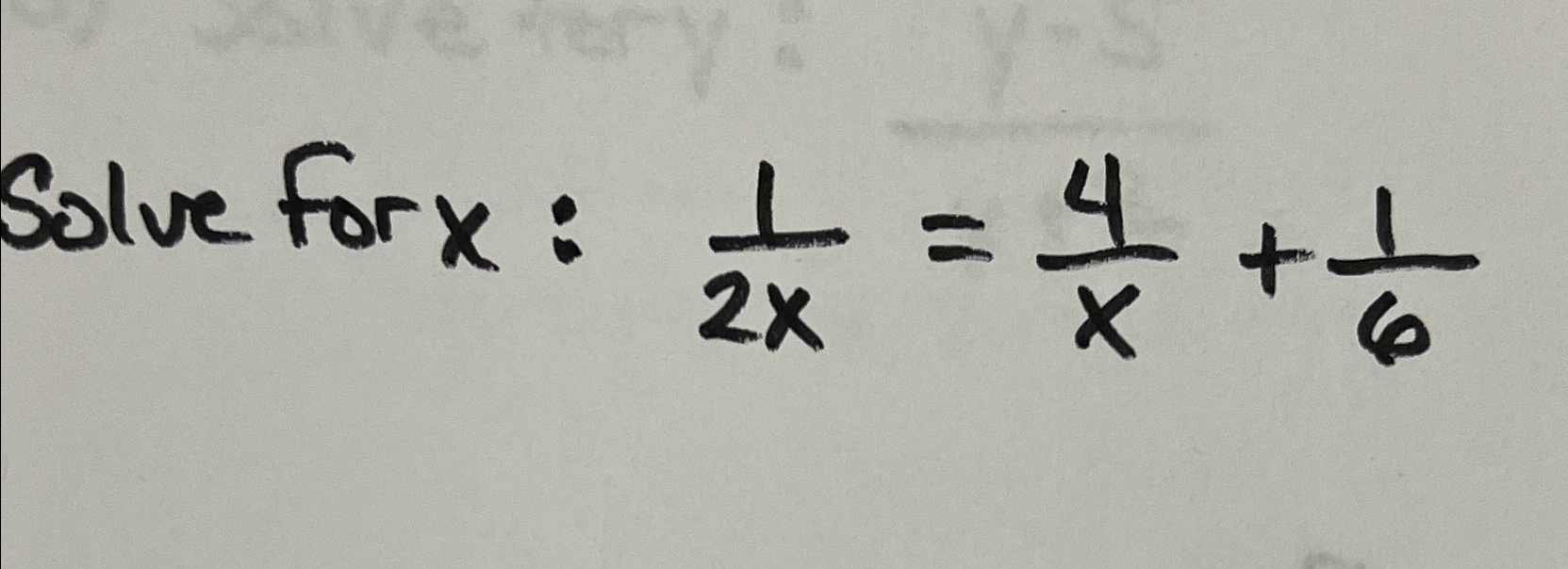 Solved Solve for x ﻿: 12x=4x+16 | Chegg.com