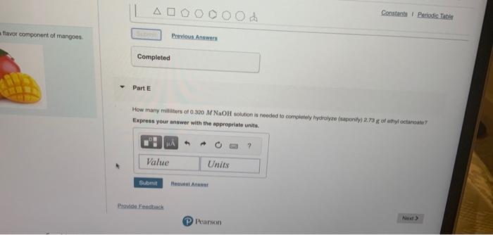 Solved thaver component of mangoes. Part E How mary | Chegg.com