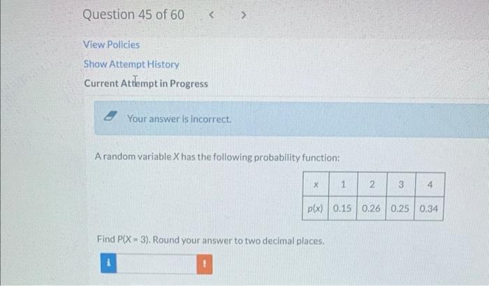 Solved View Policies Show Attempt History Current Attempt in | Chegg.com