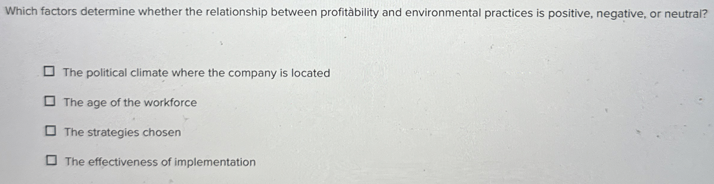 Solved Which factors determine whether the relationship | Chegg.com