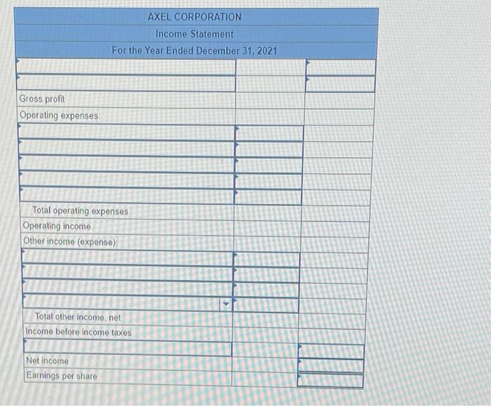 Solved The following incorrect income statement was prepared | Chegg.com
