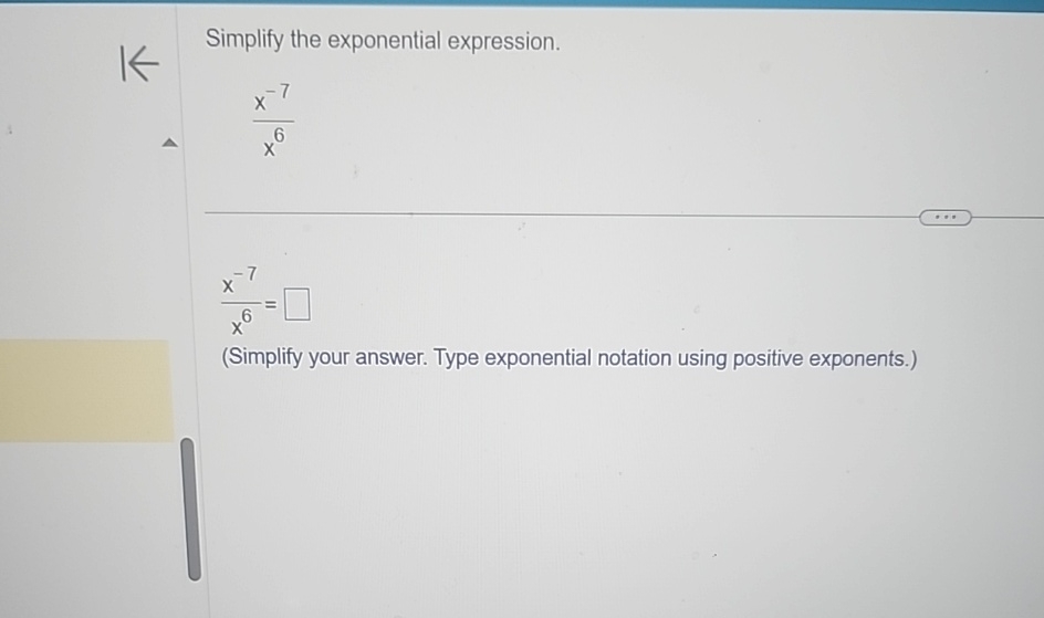 Solved Simplify the exponential | Chegg.com