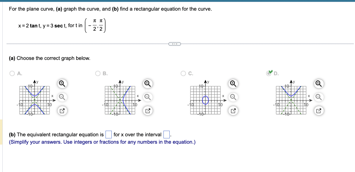 Solved For the plane curve, (a) ﻿graph the curve, and (b) | Chegg.com