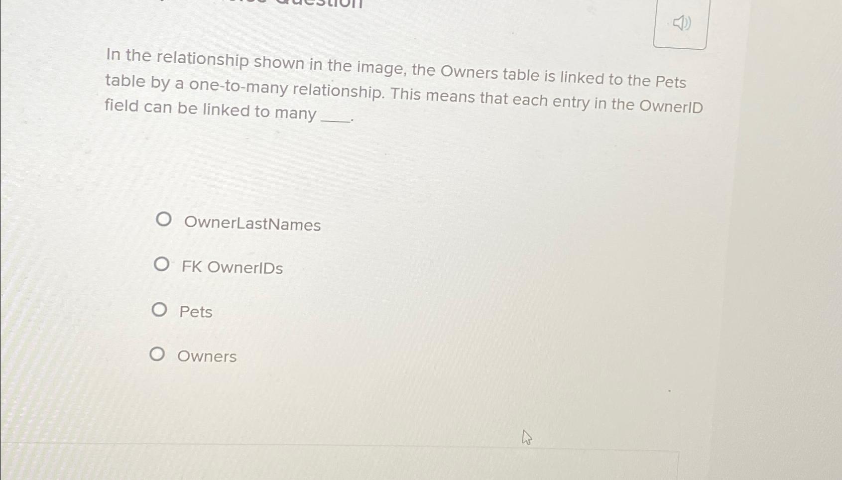 Solved In the relationship shown in the image, the Owners | Chegg.com