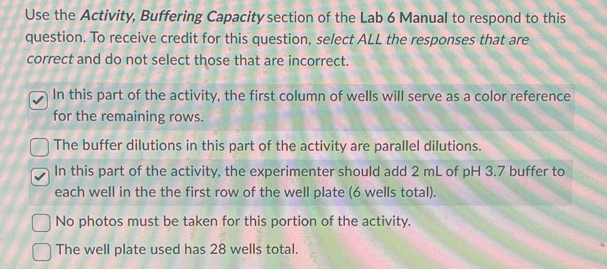 Solved Use the Activity, Buffering Capacity section of the | Chegg.com