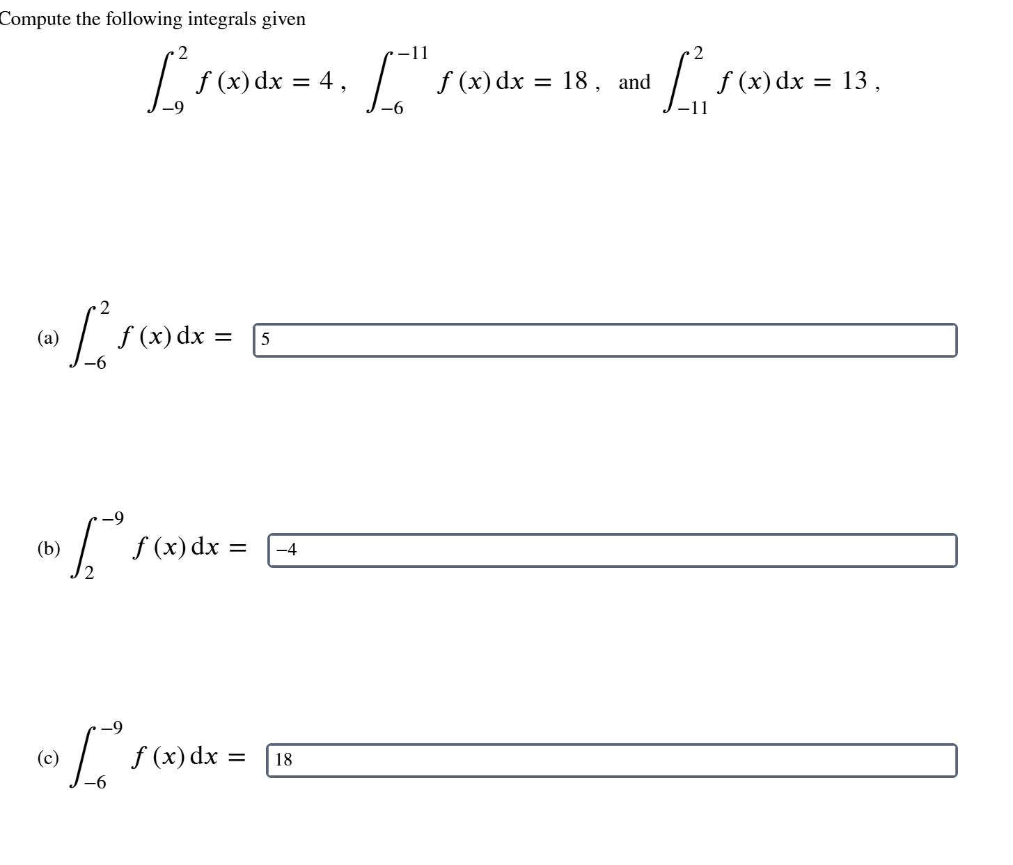 Solved Compute the following integrals | Chegg.com