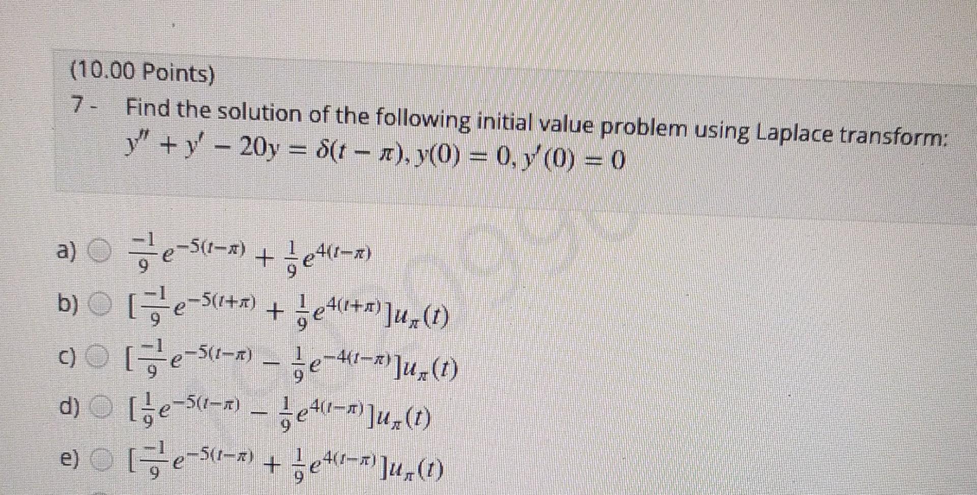 Solved (10,00 Points) 8- Find the general solution of given | Chegg.com