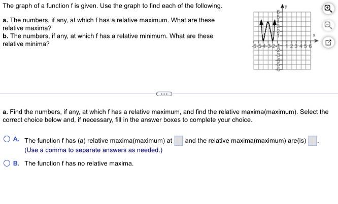 Solved The graph of a function f is given. Use the graph to | Chegg.com