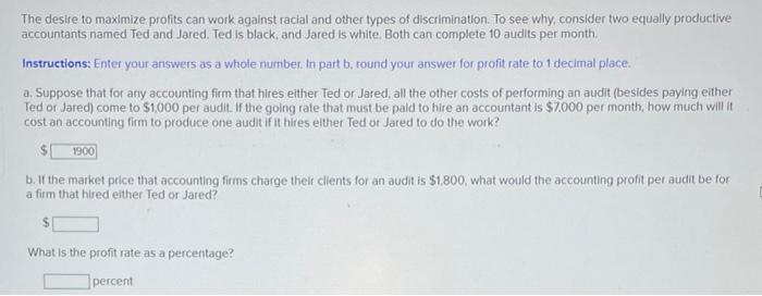 Solved The desire to maximize profits can work against | Chegg.com