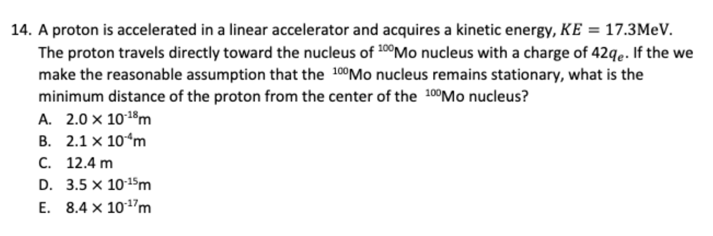 Solved A proton is accelerated in a linear accelerator and | Chegg.com