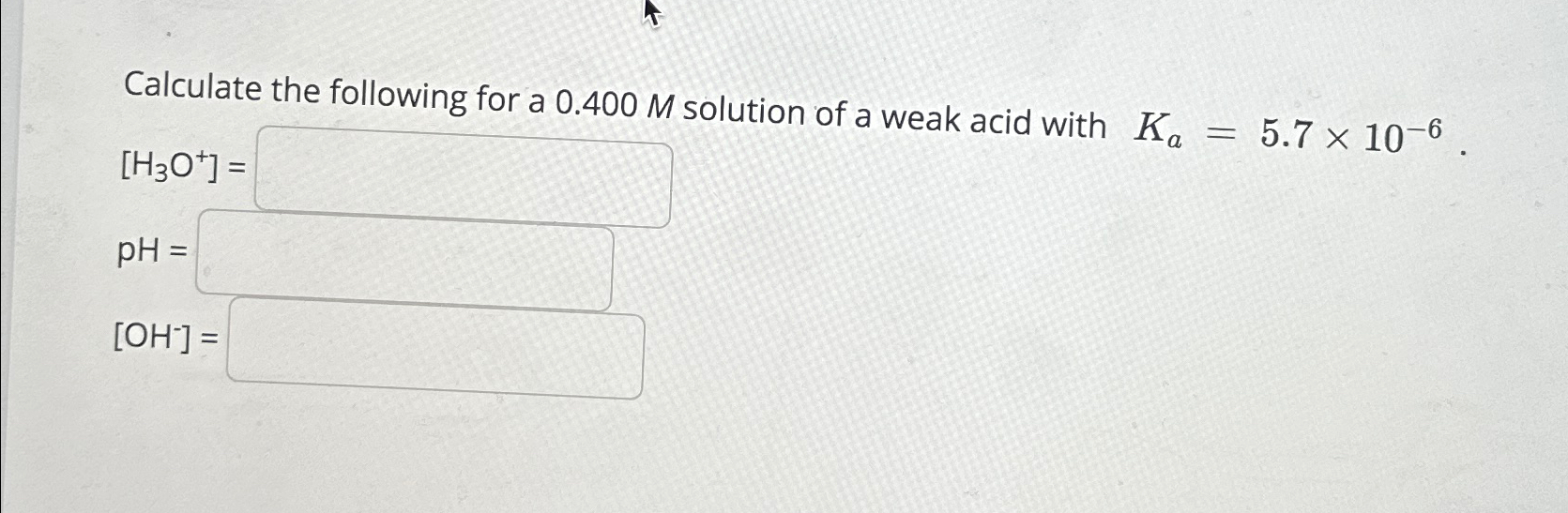 Solved Calculate the following for a 0.400M ﻿solution of a | Chegg.com