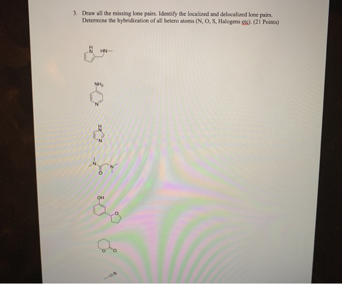 Solved 2. Draw all the resonance structures, calculate the | Chegg.com