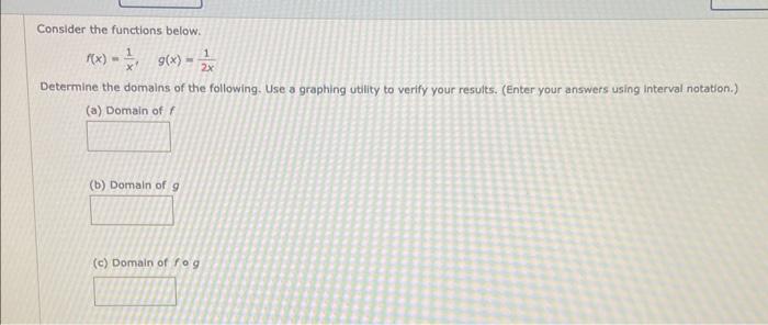 Solved Consider the functions below: f(x)=x′1,g(x)=2x1 | Chegg.com