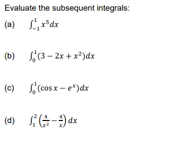 Solved Evaluate the subsequent | Chegg.com