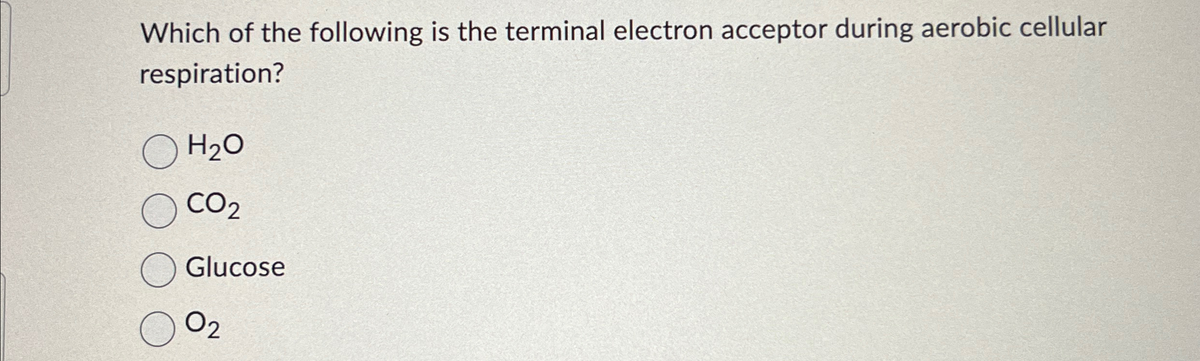 Solved Which of the following is the terminal electron | Chegg.com