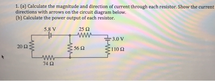 Solved 1. (a) Calculate the magnitude and direction of | Chegg.com