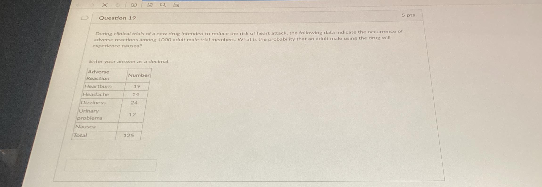 Solved Question 195 ﻿ptsDuring clinical trials of a new drug | Chegg.com
