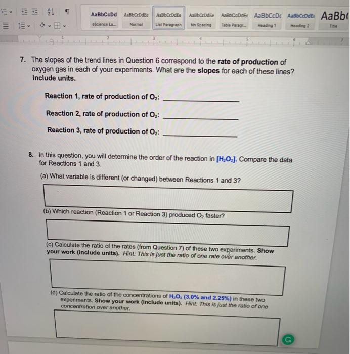 b. Include the data from Reaction 1(10 mL undiluted | Chegg.com
