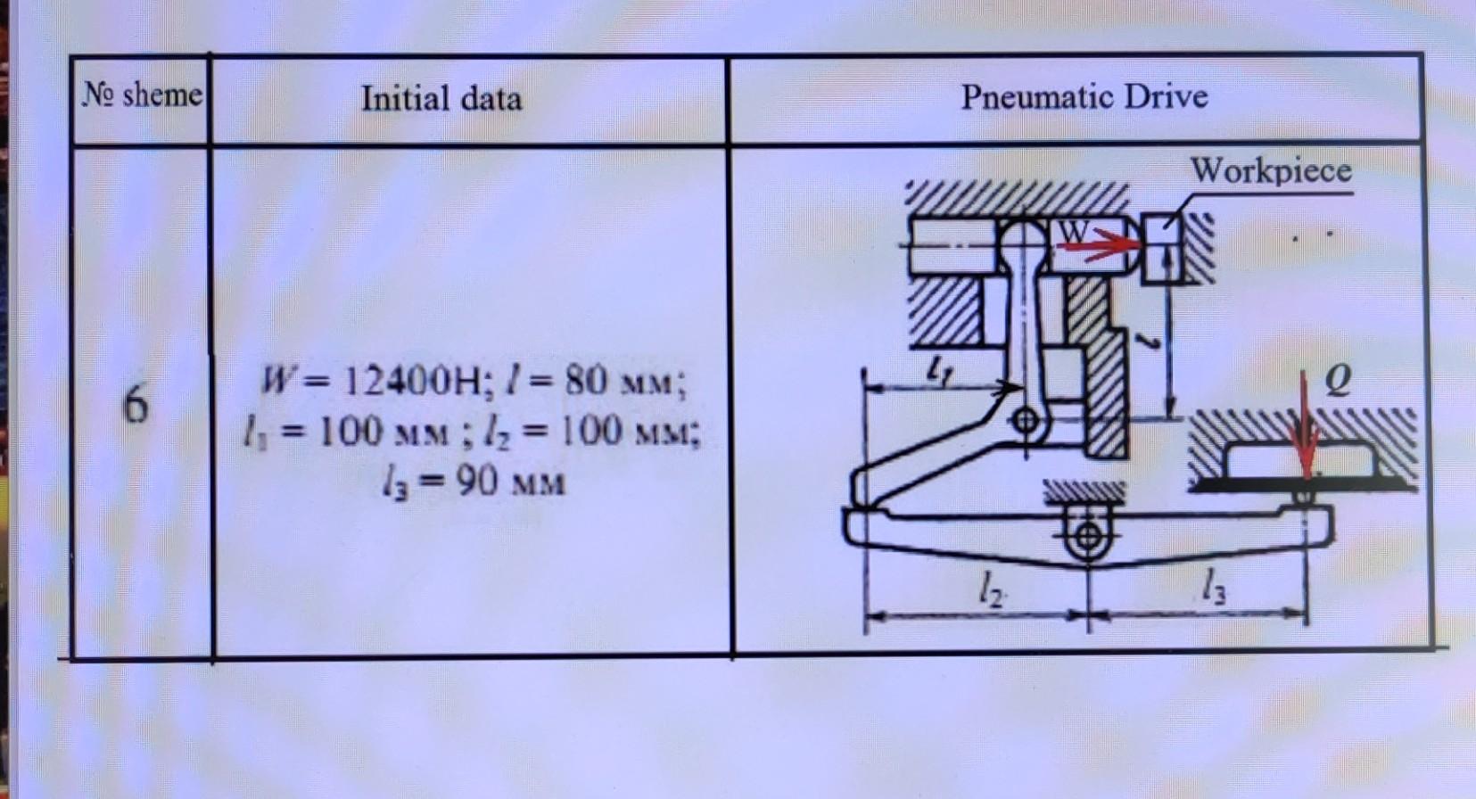calculate the pneumatic drives! | Chegg.com