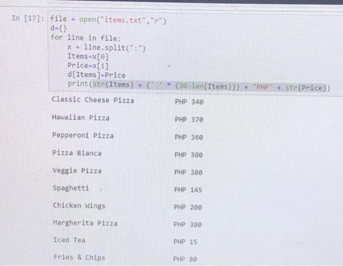 Solved Python Program using tkinter:How do you format it in | Chegg.com