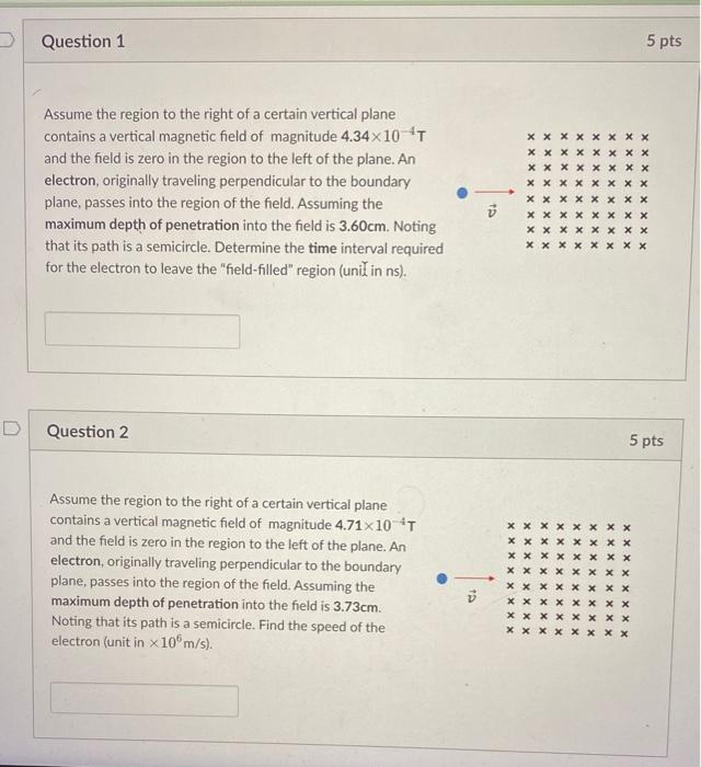 Solved Assume the region to the right of a certain vertical | Chegg.com