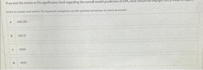 Solved SUMMARY OUTPUT \begin{tabular}{ll} \hline | Chegg.com