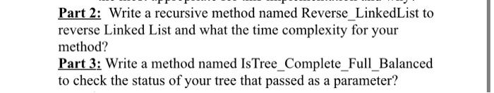 Solved Part 2: Write a recursive method named | Chegg.com