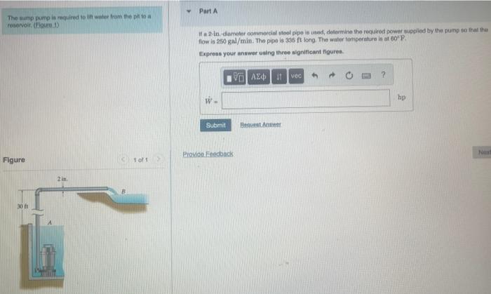 Solved The samp pump is recuited to th ustar from the per to | Chegg.com