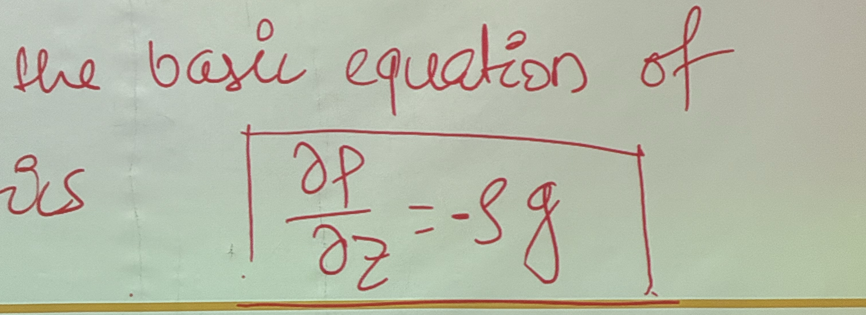 Solved derribe the basic equation of fluid statics (partial | Chegg.com