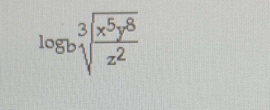 Solved Write as the sum and/or difference of logs. Express | Chegg.com