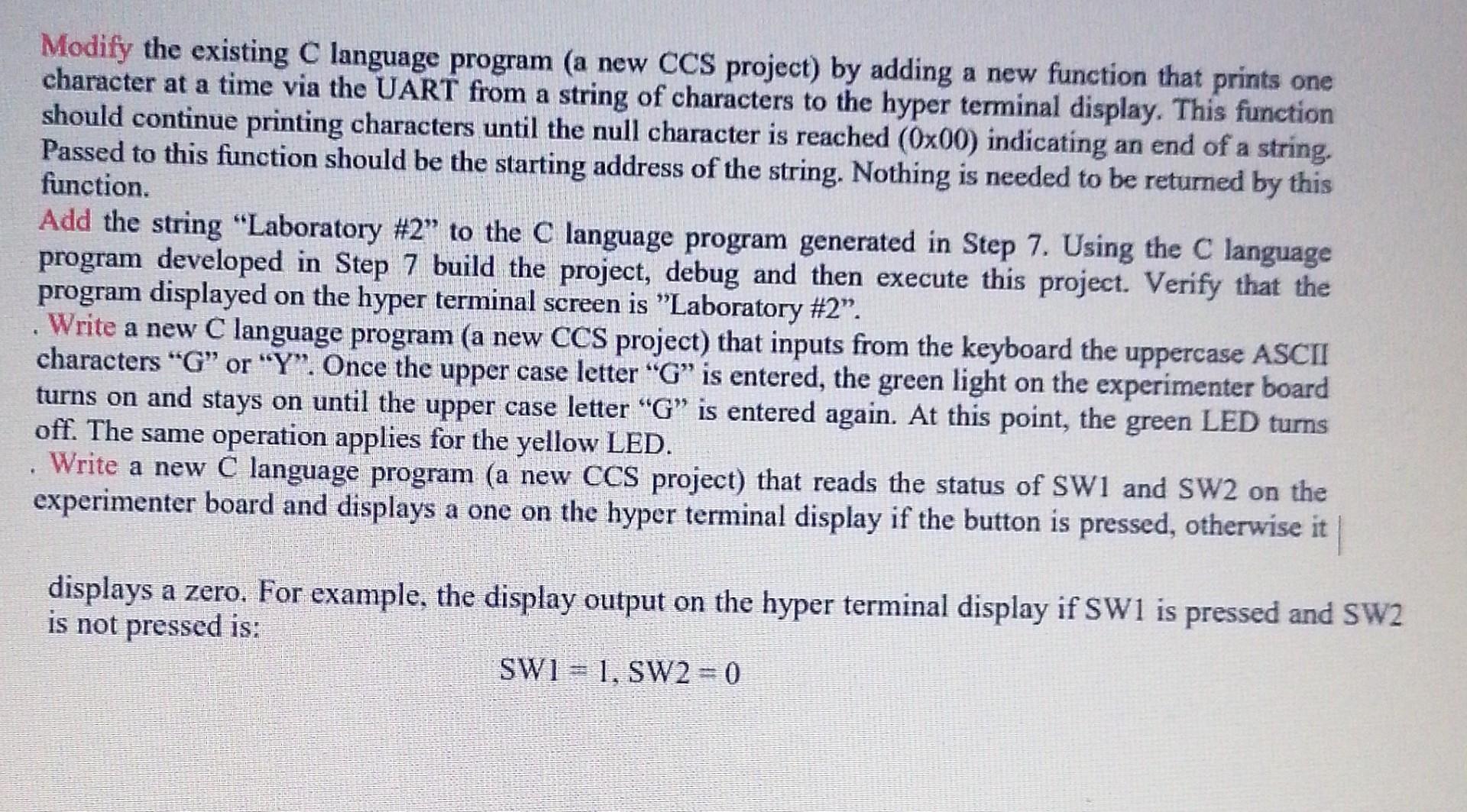 I/ Console I/O through the on board UART for MSP | Chegg.com
